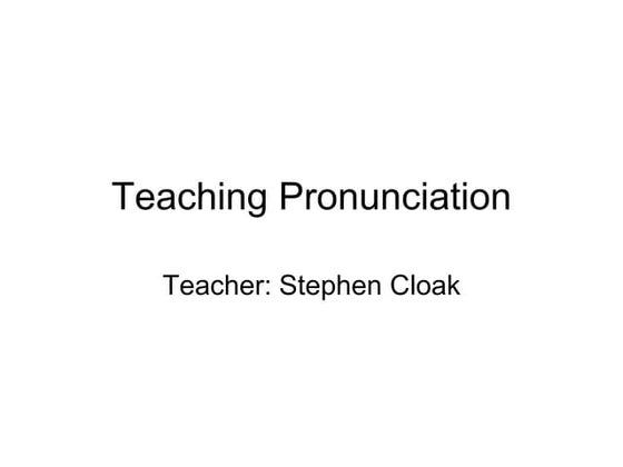 Introduction to phonics lesson 1 | PPTX | Education