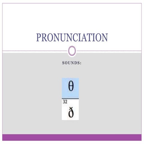 Pronunciation | PPT