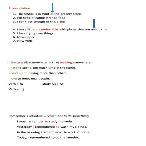 Pronunciation | DOCX