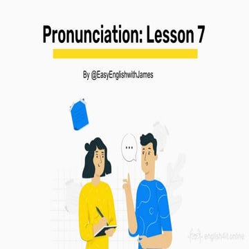 Pronunciation Lesson 7 Accents without video.pptx