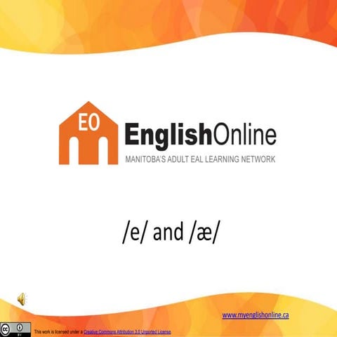 Pronunciation of /e/ and /æ/ | PPSX