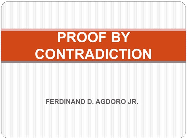 Discrete Math Lecture 03: Methods of Proof | PPT