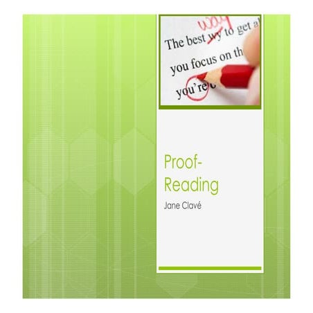 Proofreading and Editing Symbols | PPT