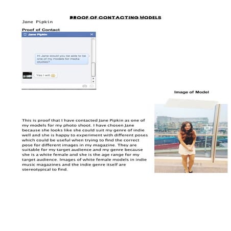 Proof of contacting models | PDF