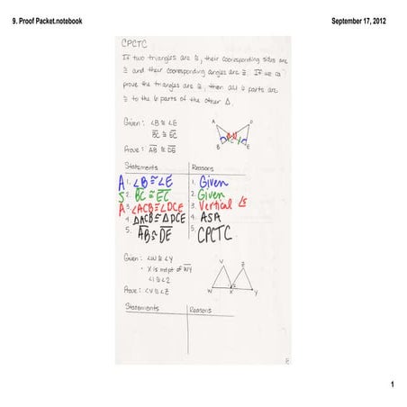 Proof packet day 2 | PPT