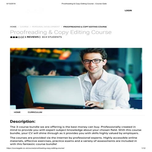 Proofreading & Copy Editing Course - Course Gate | PDF