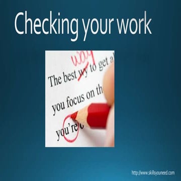 Proofreading skills1 | PPTX