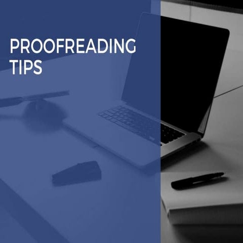 Proofreading tips | PPTX