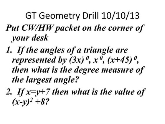The pythagorean theorem & the distance formula | PPTX | Physics | Science