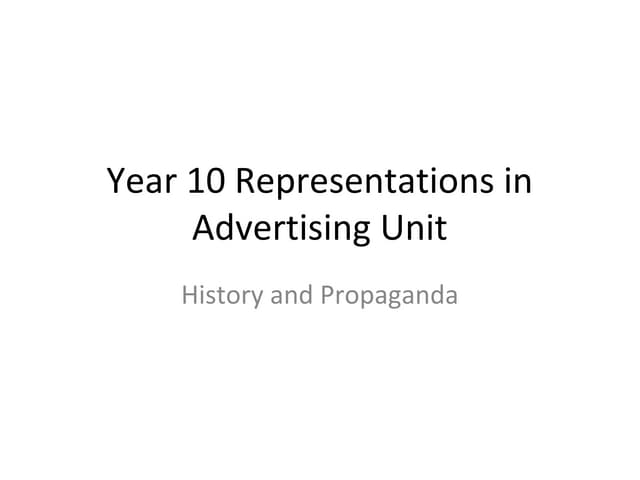 Persuasive Propaganda techniques | PPT