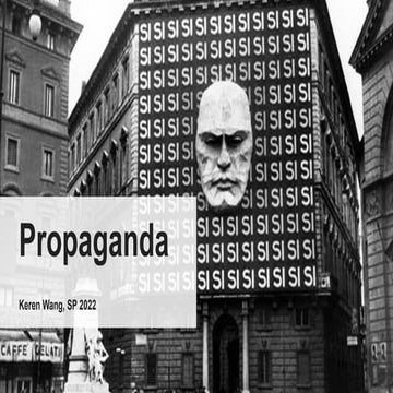 Propaganda teaching slides - Part 1 | PPT
