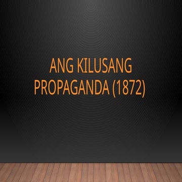 Kilusang Repormista | PPT