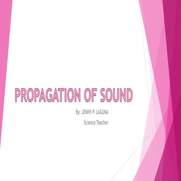 Propagation of sound | PPTX
