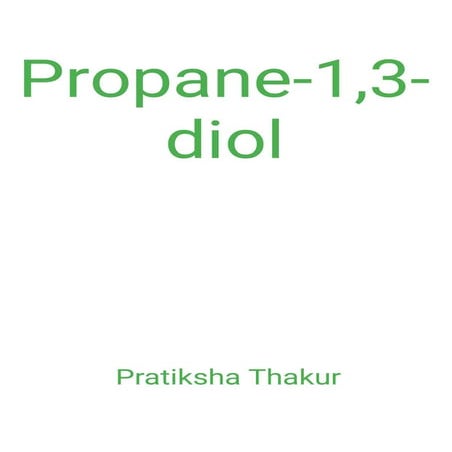 Propane-1,3-diol | PDF