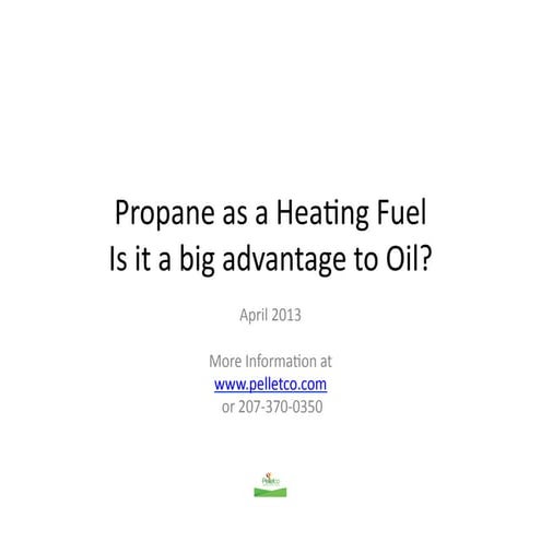 Propane for heat in New England | PPT