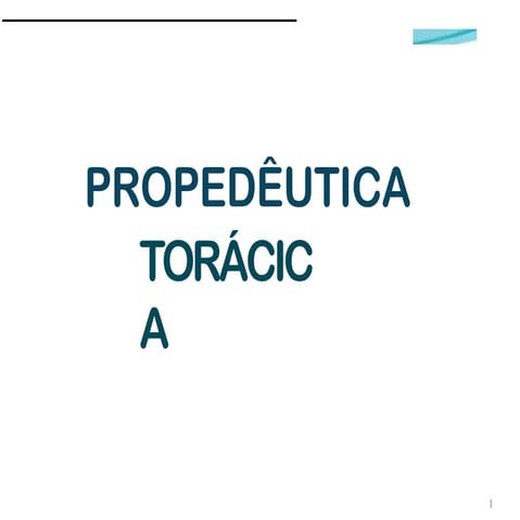 Comprehensive Guide to Thoracic Propedeutics: Inspection, Palpation ...