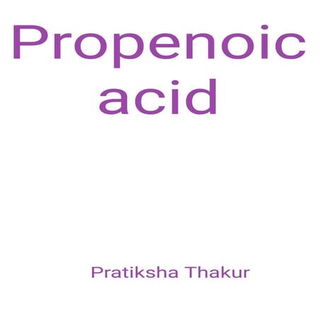 Propenoic Acid