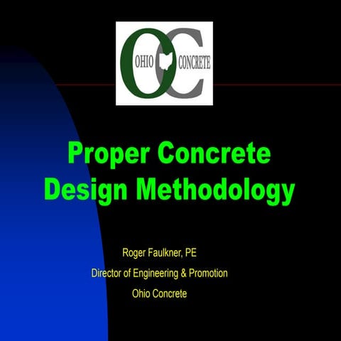 Proper Concrete Design Methodology | PDF
