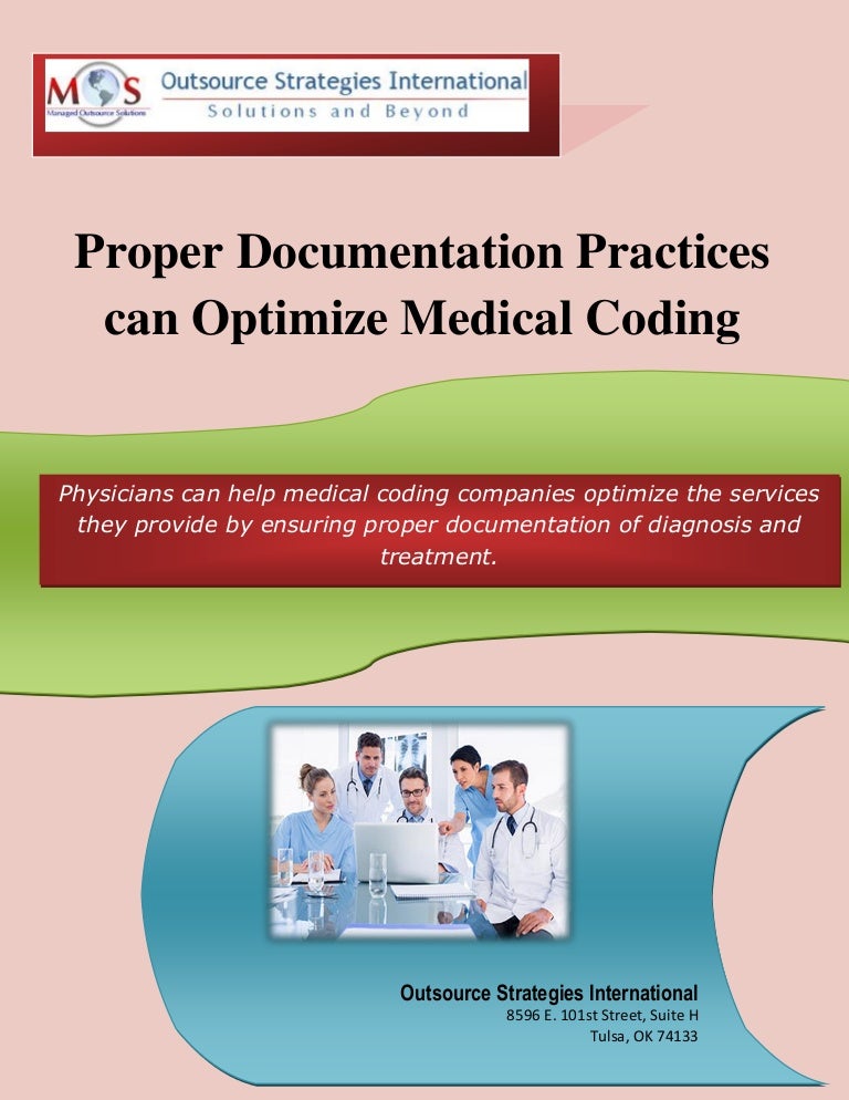 Proper Documentation Practices Can Optimize Medical Coding Services 0973