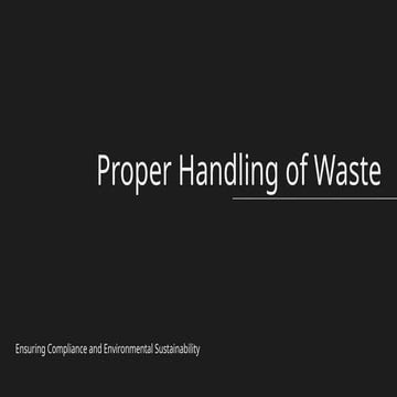 Proper Handling of Waste (1).pptxghnbvhbg | PPTX