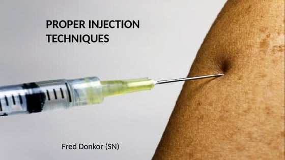 Intramuscular Injection(IM) injection | PPTX