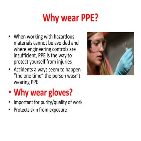 Proper ppe gloves | PPTX