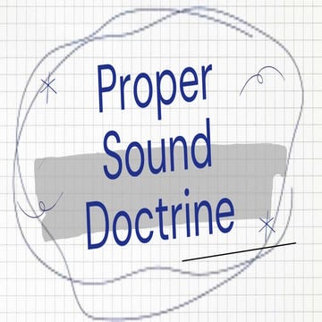 Proper Sound Doctrine | PPT