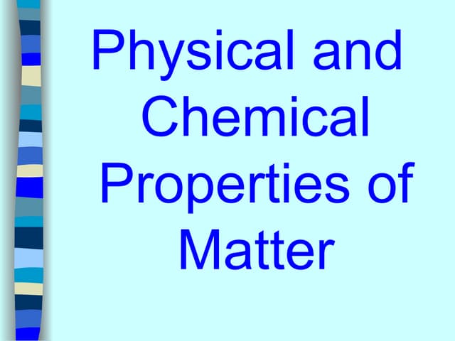 Physical & chemical change | PPT