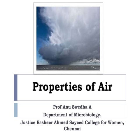 Properties of air | PPTX