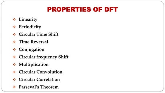 Computing Dft Using Matrix Method Ppt