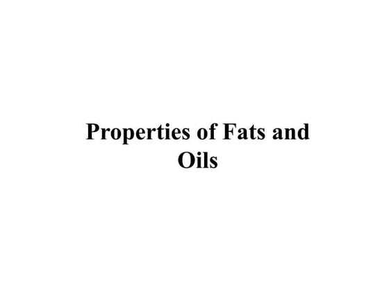 Chemical reactions and rancidity of fats | PDF