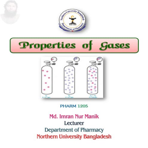 Properties of gases extended oct 2020 | PDF