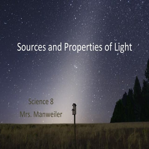Properties of light | PPT