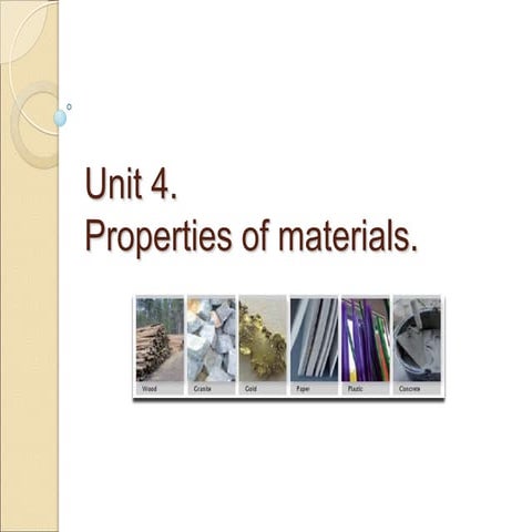 Properties of materials 13 14 jm | PPTX
