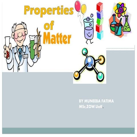 Properties of matter | PPT