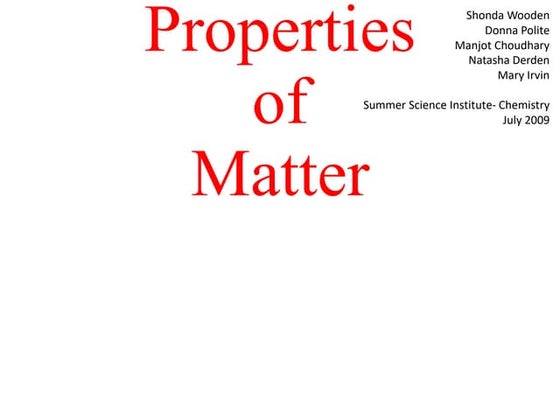 4th grade unit c ch. 11 lesson 1 what is matter | PPT