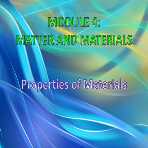 Properties of matter e | PPT