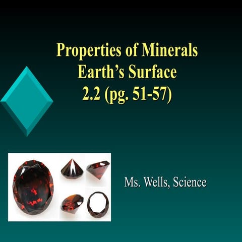 Basic Properties Of Minerals | PPT
