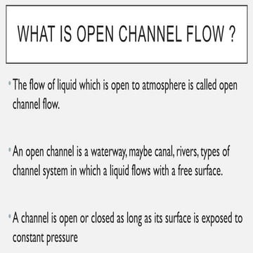 Properties of open channel shape pre.pptx | Geography | Science