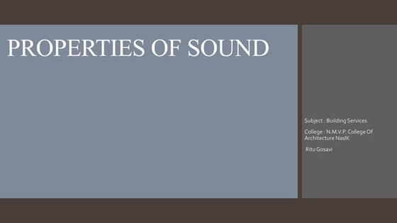 Acoustics | PPT