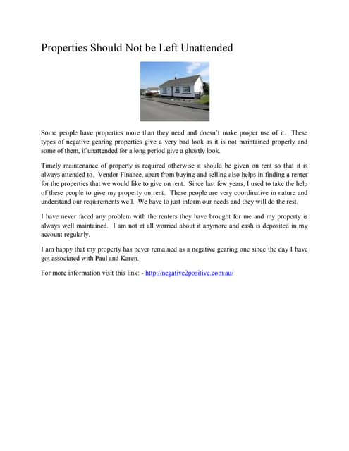 Proper handling of properties | PDF