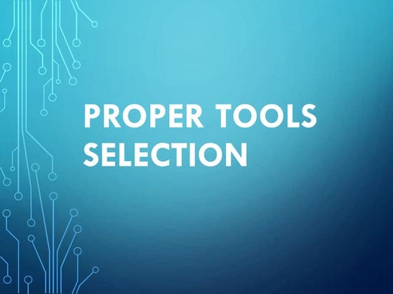 Computer Hand Tools_Lesson Plan | PDF