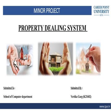 property dealing system presentation using vb.net