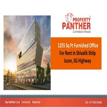 Office For Rent in Shivalik Shilp Iscon SG Highway, Ahmedabad, India | PPTX