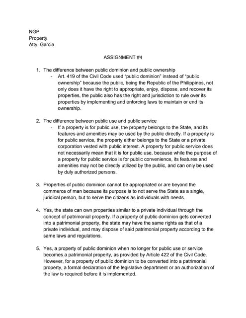 Property Assignment Docx