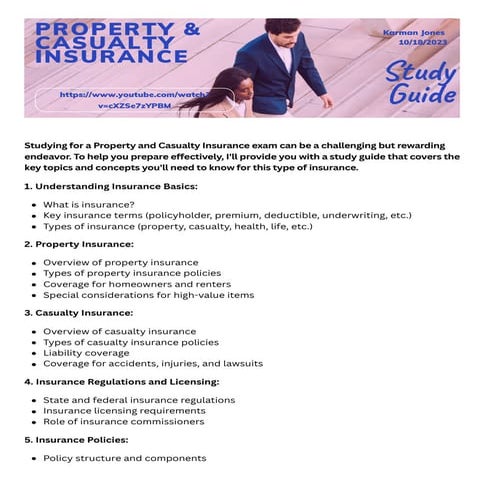 Property & Casualty Insurance Study Guide PDF.pdf