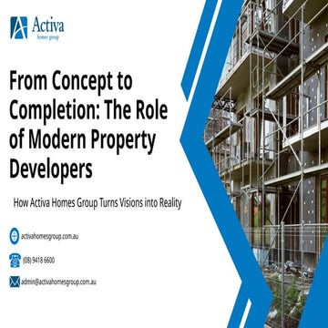 Property Developers Perth--Activa Homes Group.pptx