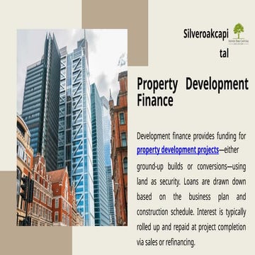 Property Development Finance in Uk, London | PPTX