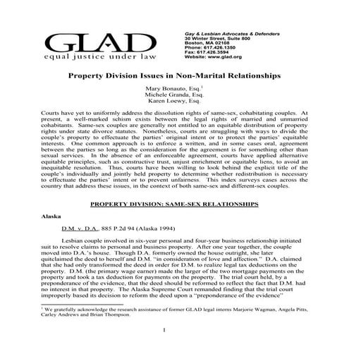 Property Division | PDF