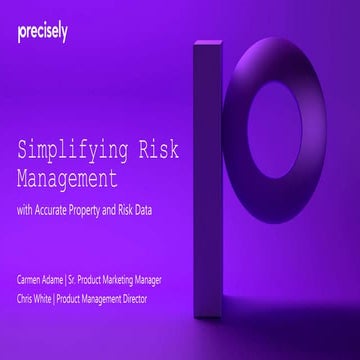 Simplifying Risk Management with Accurate Property and Risk Data | PPT